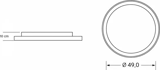 Brilagi -LED Stmívat. dětské stropní svítidlo UNICORN LED/68W/230V 3000-6000K+DO