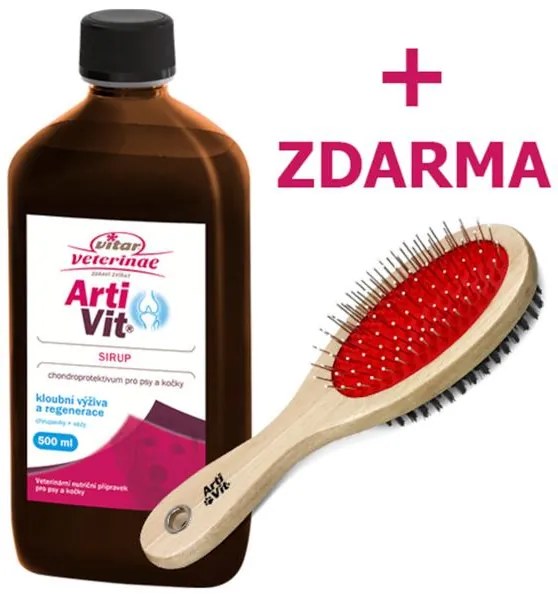 Artivit sir. 500 ml+kartáč pro psy zdarma