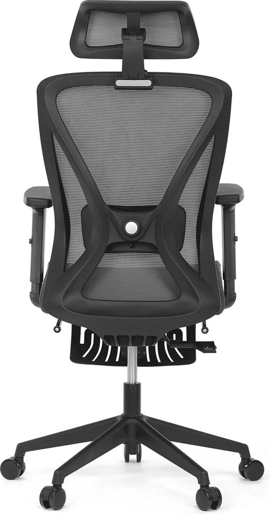 Ergonomická kancelářská židle ROJAS - šedá síťovina