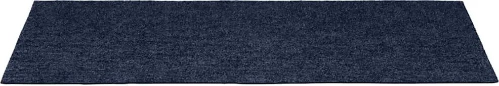 Schodové rohože samolepicí 30 ks 60 x 25 cm tmavě modré obdélníkové 3365713