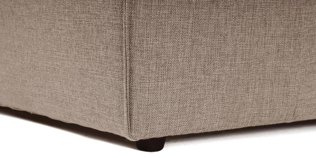 Atelier del Sofa Taburet Fora Pouffe - Brown, Hnědá