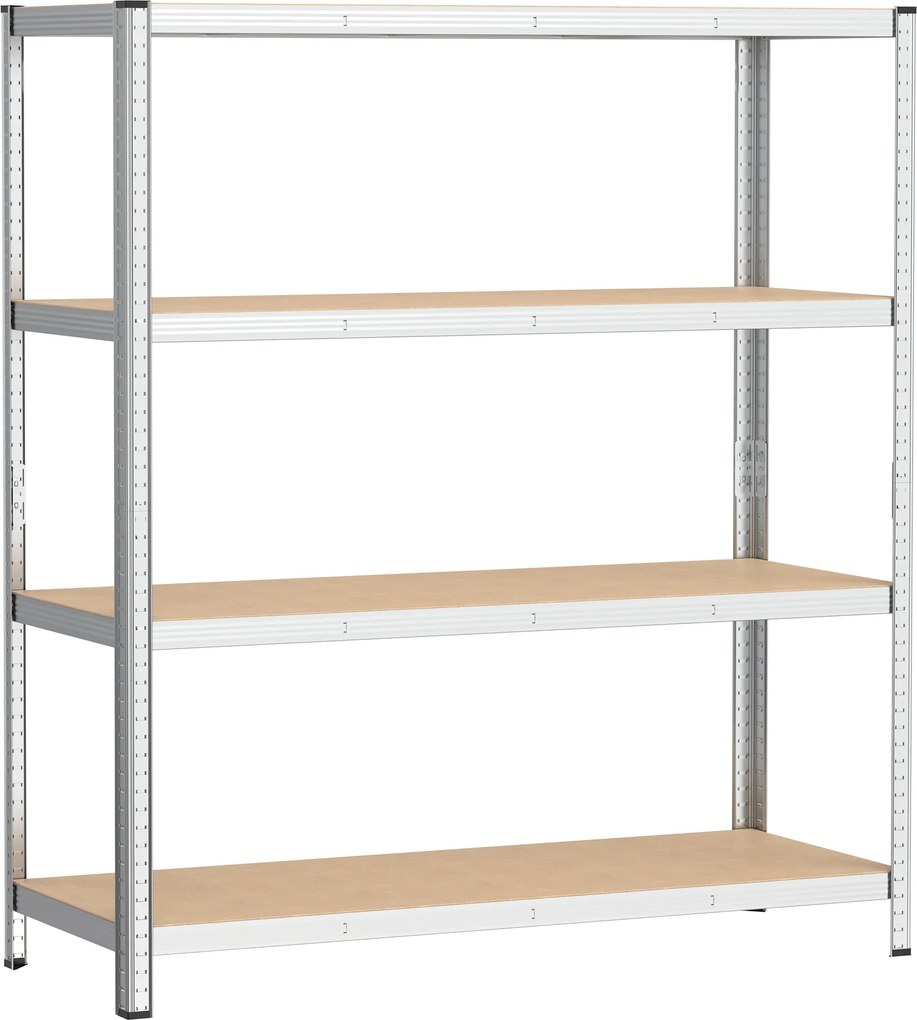 Dílenský regál Wiltec – 160 × 60 × 180 cm, 175 kg (62872)