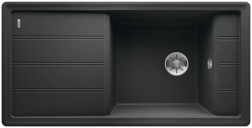 BLANCO GmbH + Co KG Blanco FARON XL 6 S InFino Silgranit černá oboustranný