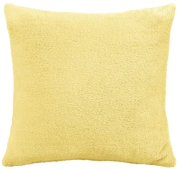 Bellatex Polštářek Mazlík 38x38 cm Žlutá