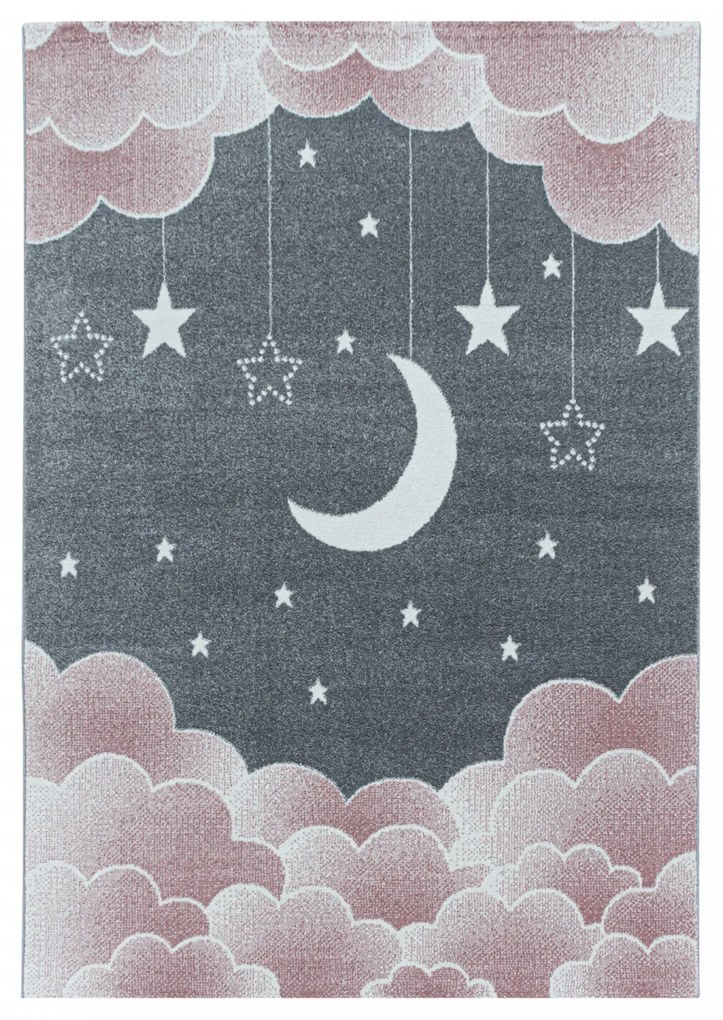Ayyildiz koberce Dětský kusový koberec Funny 2101 pink - 80x150 cm
