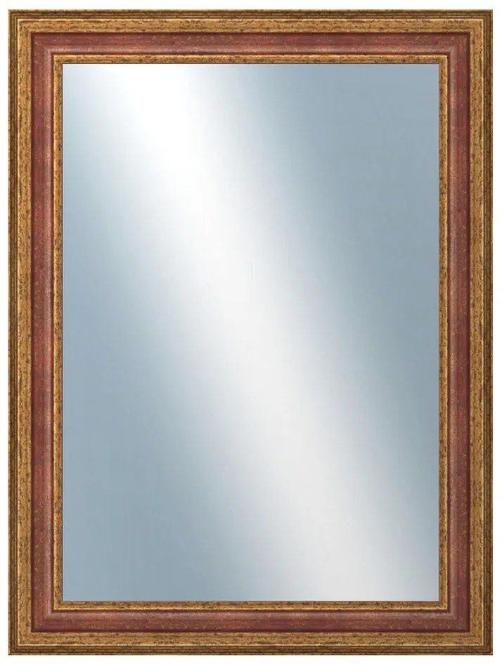 DANTIK - Zarámované zrcadlo - rozměr s rámem cca 60x80 cm z lišty HRAD červená (3006)