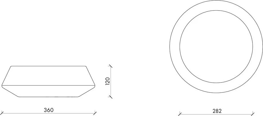 Keramická dekorativní mísa ø 36 cm Tuga – noo.ma