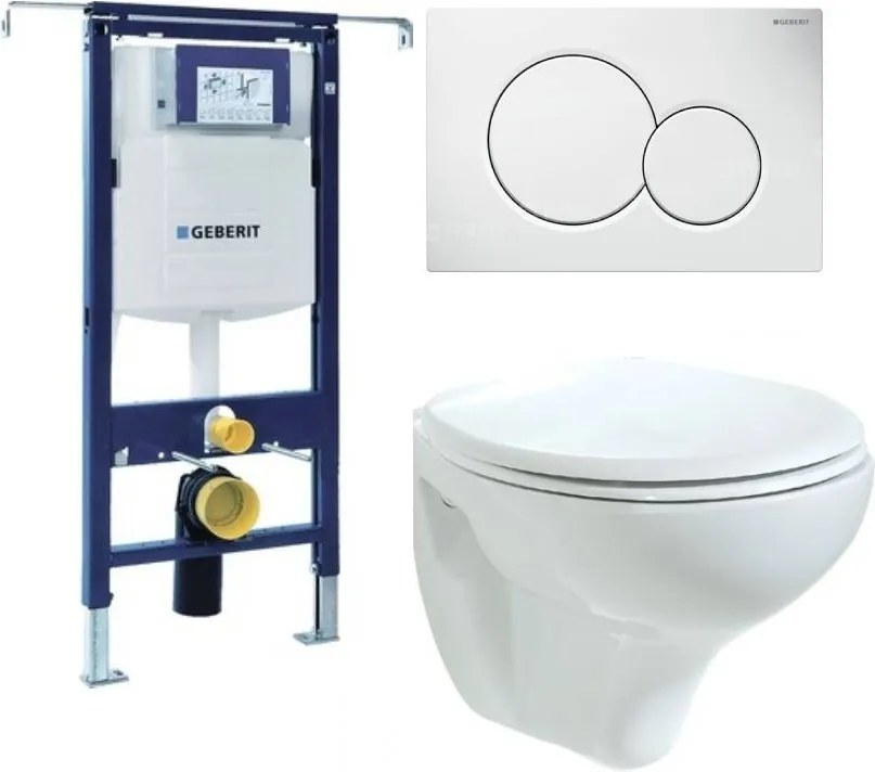 Geberit Duofix Speciál 111.355.00.5 komplet do bytových jader se závěsným WC Creavit STANDARD TP320 + bidet 2v1 new