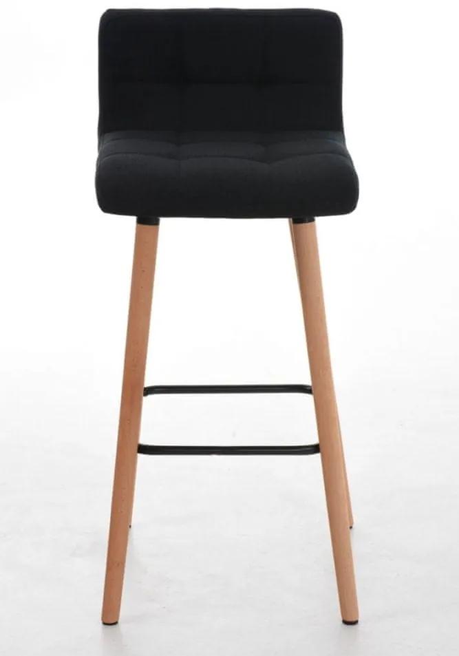 Bhm germany Barová židle Lincoln, textil, černá