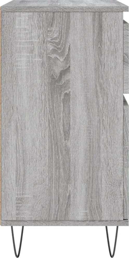 vidaXL Příborník 60 x 35 x 70 cm kompozitní dřevo [831122] Barva: šedá sonoma