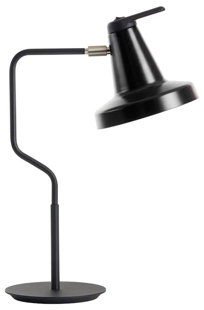 Stolní lampa Garçon, nastavitelná, černá/černá