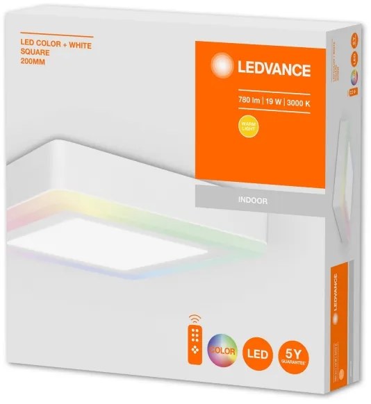Ledvance - LED RGB Stmívatelné stropní svítidlo LED/19W/230V + DO