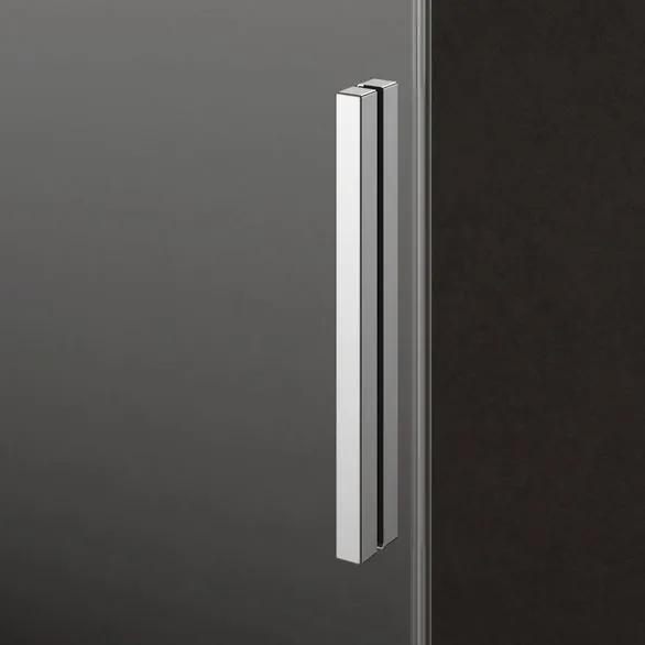 Kermi Nica Sprchové dveře bezbariérové 110 cm, lesk, levé