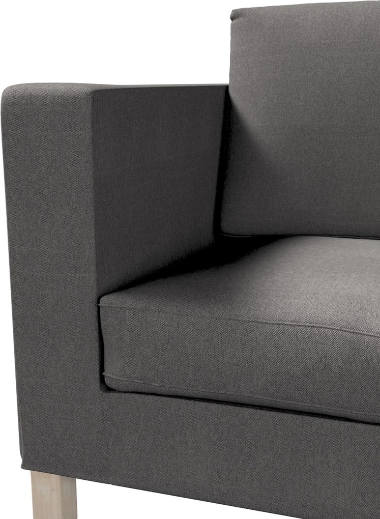 Potah na pohovku IKEA Karlanda 2-místná, krátký barva šedá látka pletený vzor