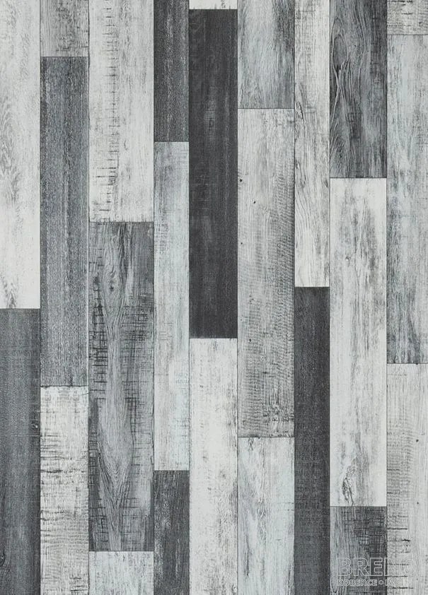Breno PVC PLAZA Cuban Oak 909M - šedé dřevo, šíře 100 cm