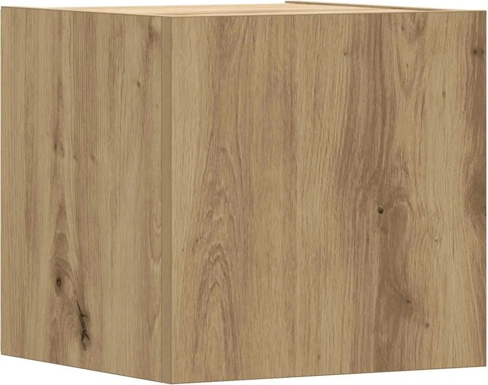 Sada 6 kusů nástěnné TV skříňka dub artisan kompozitní dřevo 3328990