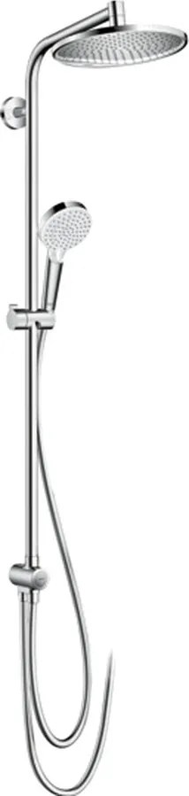 Hansgrohe Crometta S, Showerpipe 240 1jet EcoSmart 9 l/min Reno, chromová, HAN-27270000