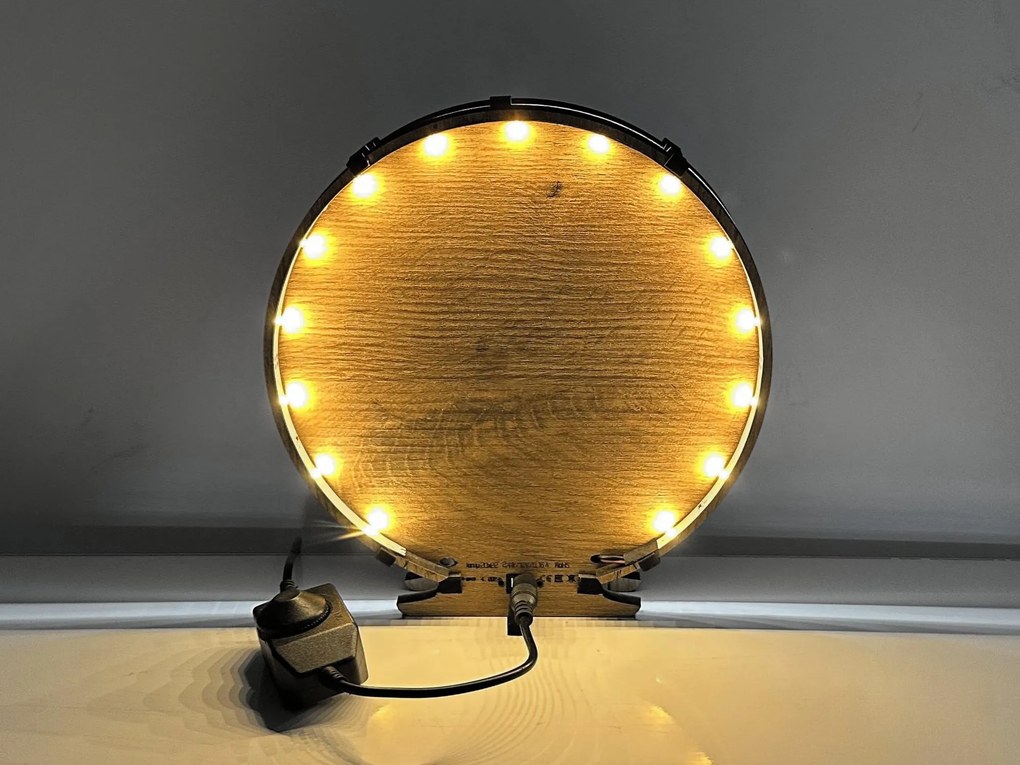 Li-Go "Achát" lampa 20x22 cm provedení povrchu: dub