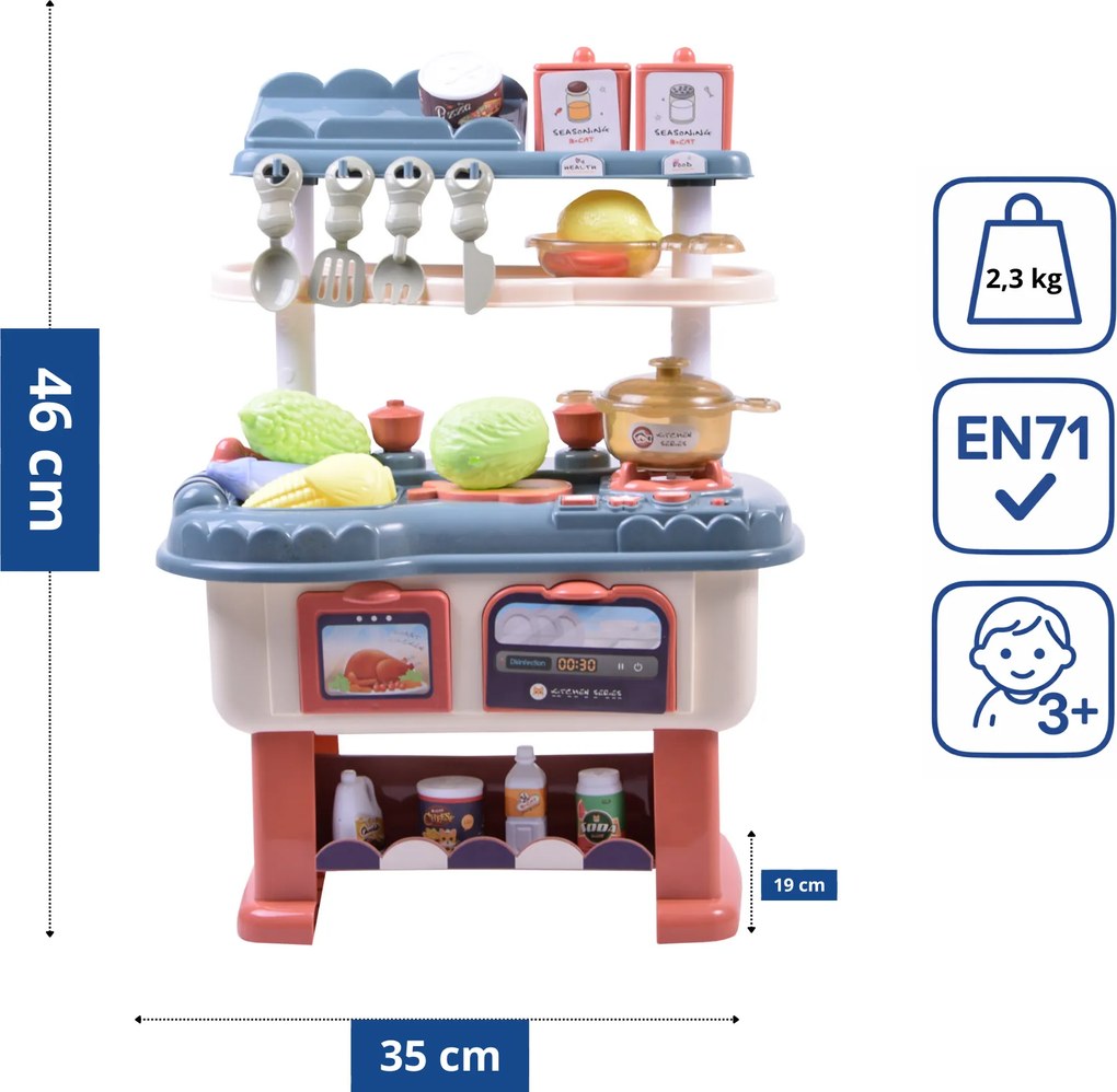 Aga4Kids Plastová kuchyňka MR6130