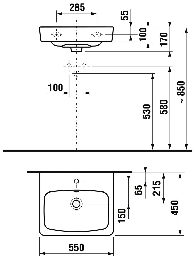 Armatura Skříňka s umyvadlem JIKA 55 cm H8103810001041,    3000-202-155 SELLA SILVER 55 JIKA