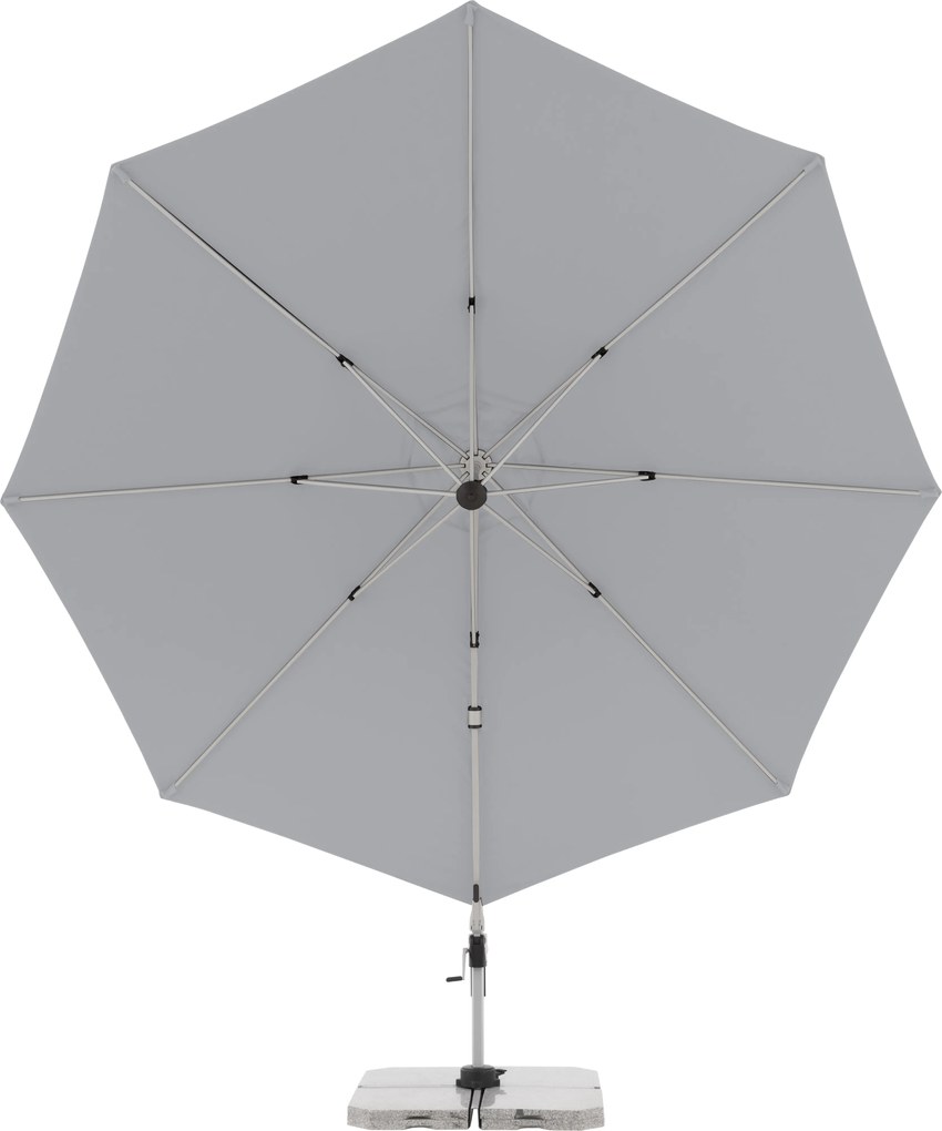 Doppler ACTIVE 370 cm - výkyvný zahradní slunečník s boční tyčí - Rozbalené zboží (S324)