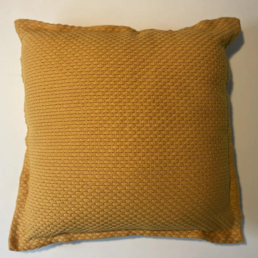 Unique Living žlutý dekorativní polštář Zaza-45x45cm