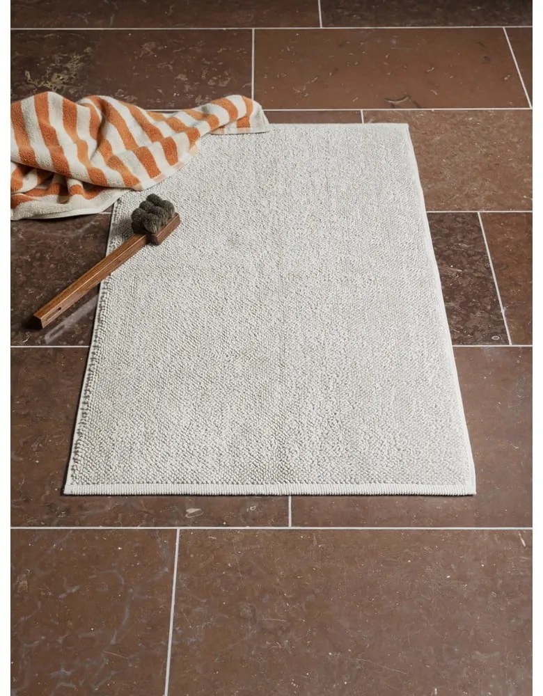Oranžová/béžová froté osuška z Bio bavlny 70x140 cm Arto – Blomus