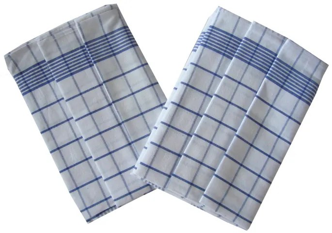 Svitap Utěrka Negativ Egyptská bavlna bílá/modrá 50x70 cm balení 3 ks