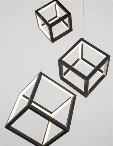 Závěsné LED svítidlo NOVA LUCE GABBIA 72W 3000K 9818231 stmívatelné Triac