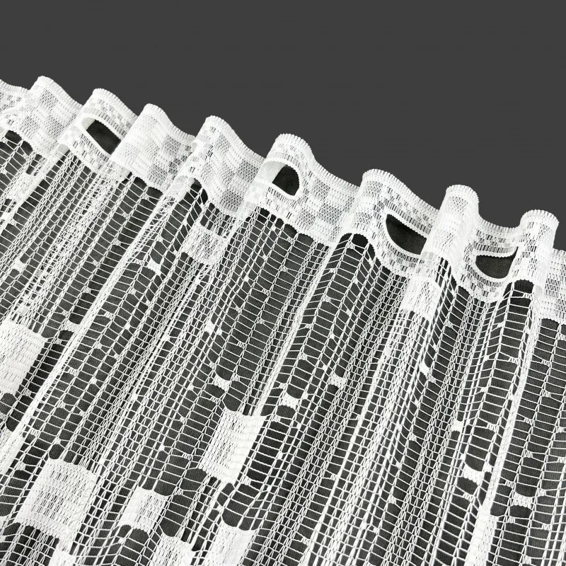 Vitrážová žakárová záclona 185 - výška 40 cm , metráž