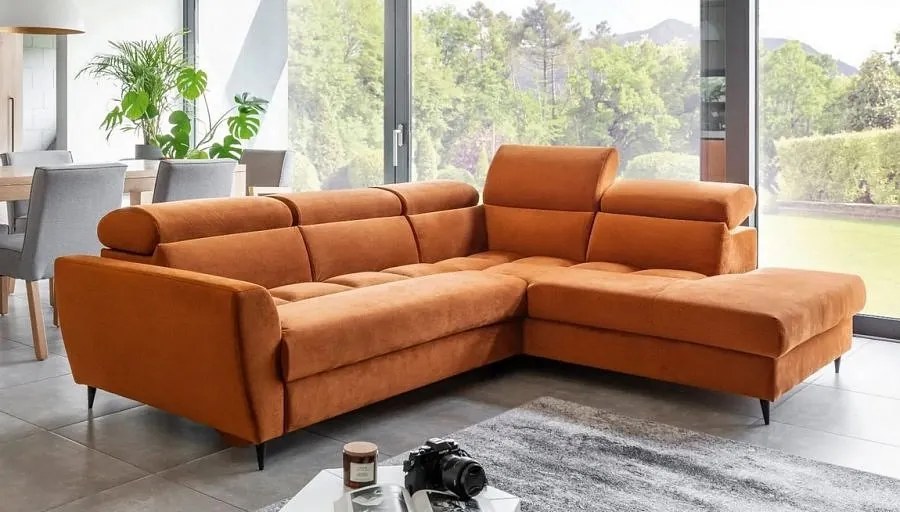 Casarredo - Komfort nábytek Rohová sedací souprava CESAROLA 270 rozkládací s úložným prostorem, pravá CESAROLA látky A1 | potah: neat 92