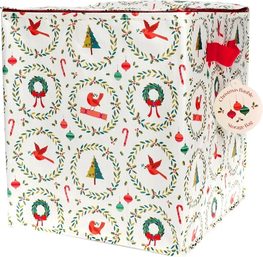 Úložný box na oblečení z recyklovaného plastu 32x32x35 cm Classic Christmas – Rex London