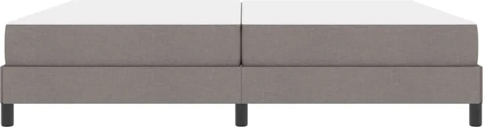 Postel s boxspringem Taupe 200 x 200 cm textil 3398518