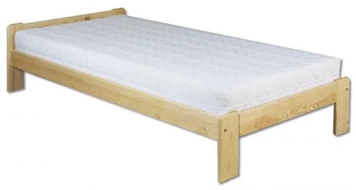Drewmax Dřevěná postel 90x200 LK123 ořech