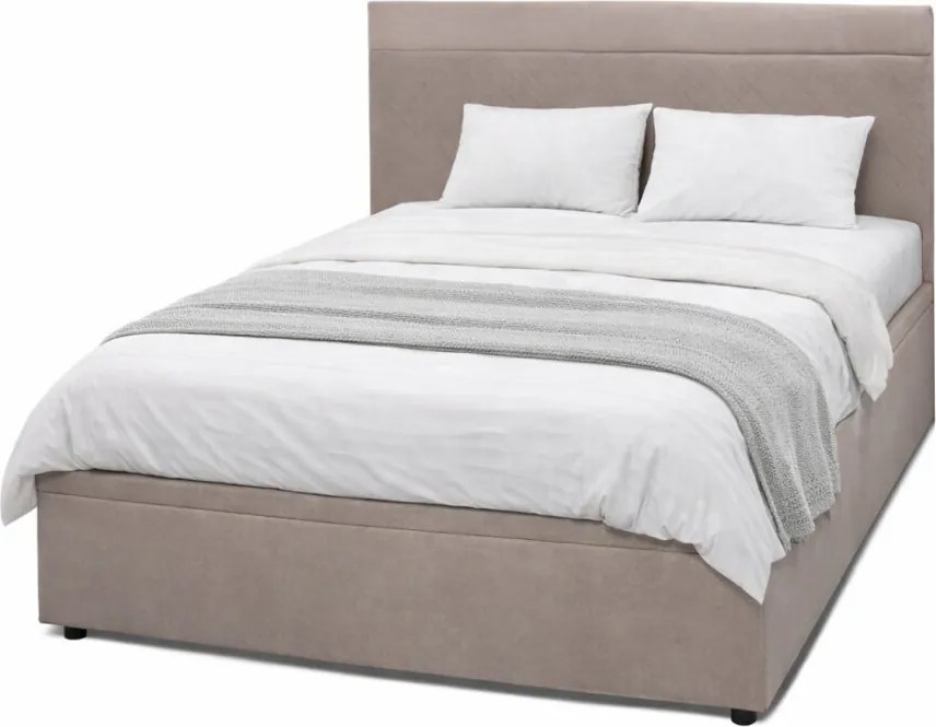 Postel Fro Pik 160x200 s roštem, úložným prostorem Mono 233, béž