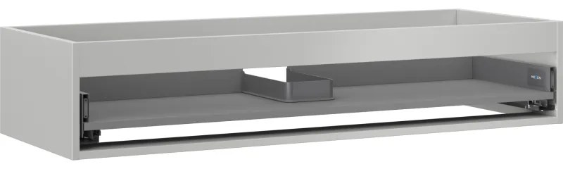 Mexen Box-A korpus skříňky pod umyvadlo 120 cm, 1 zásuvka, šedý mat - 91AX0-1200-235-1-62
