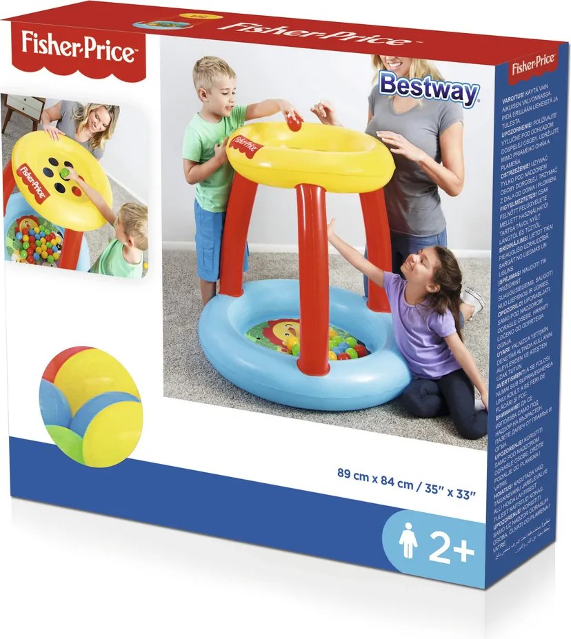 LEAN Dětský nafukovací bazének se stříškou Fisher-Price Bestway 93541