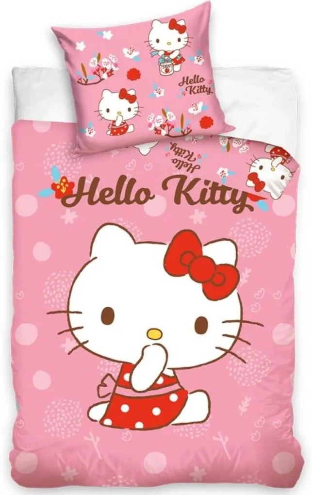 Povlečení do postýlky hello kitty malá mlsalka