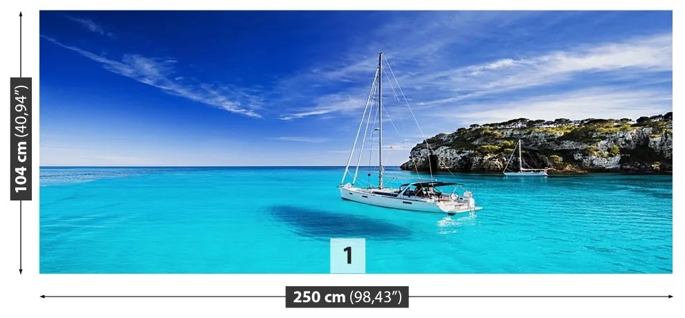 Fototapeta Plachetnice Menorca 104x70