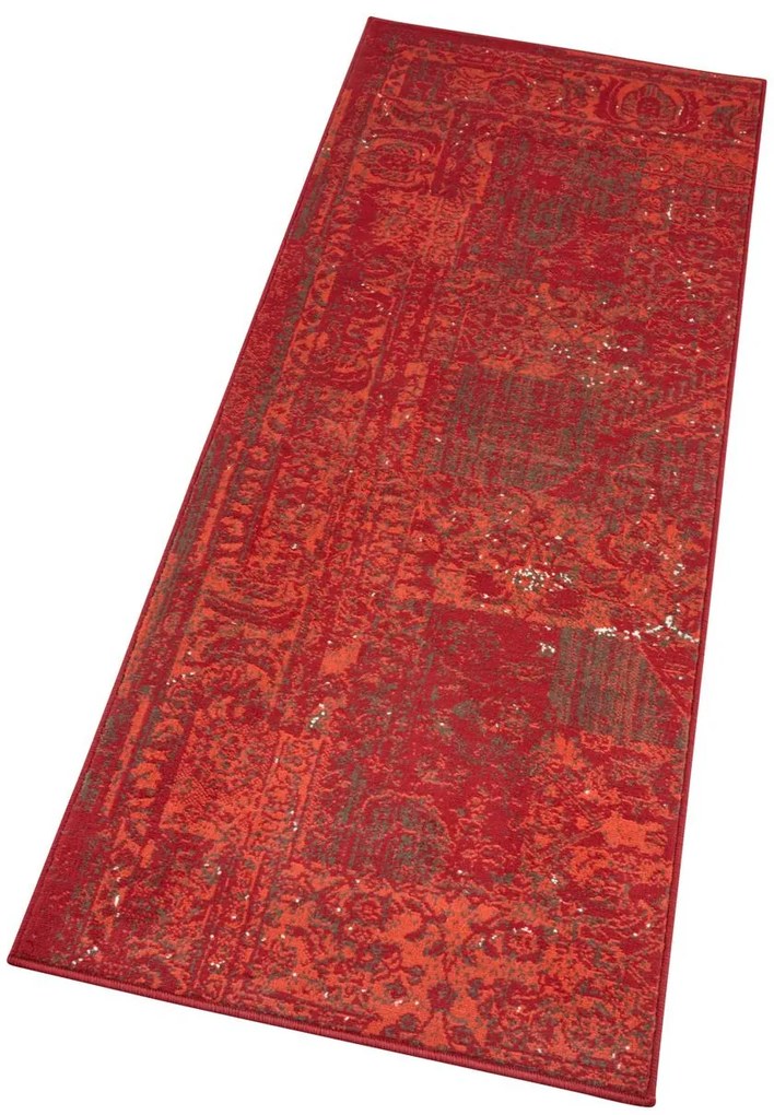Hanse Home, Kusový koberec Celebration 103467 Plume Red, 120x170, červená, chodba / předsíň
