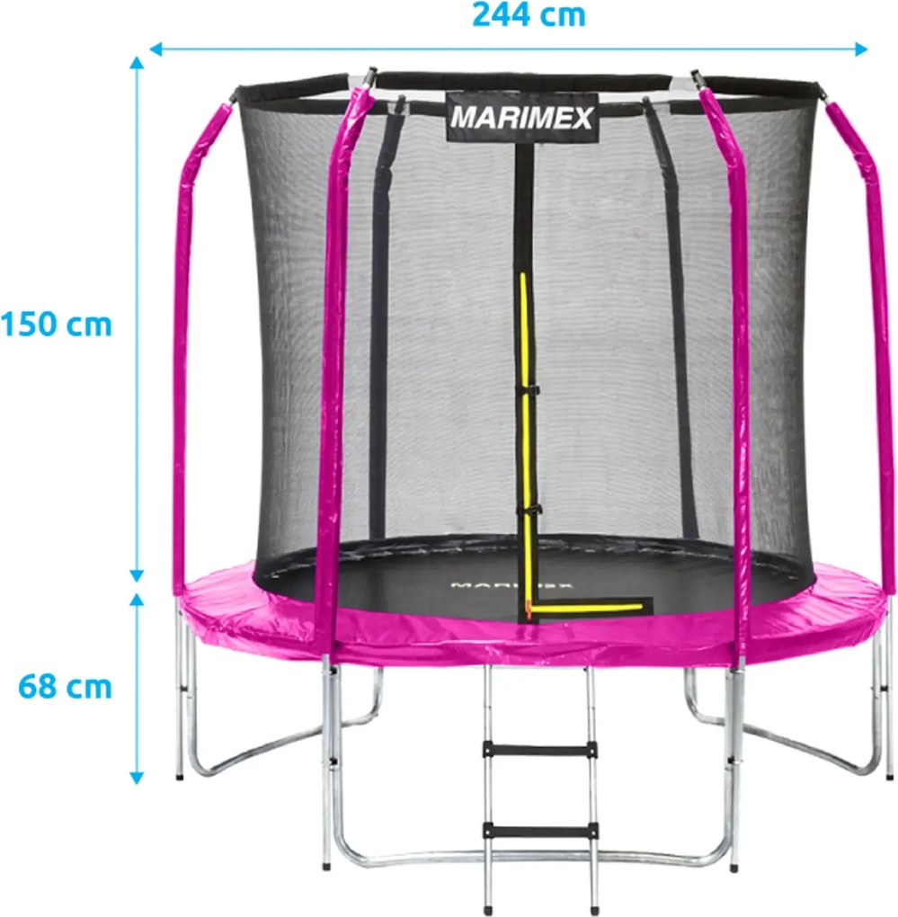 Marimex Standard 244 cm + vnitřní ochranná síť + žebřík 19000110