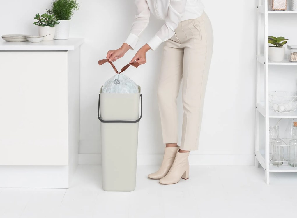 Brabantia Koš Sort&Go 40L světle šedá