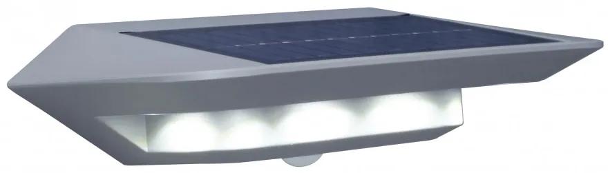Lutec GHOST SOLAR 6901401337 solární svítidla s čidlem pohybu  stříbrný   plast   LG 5630   260 lm  4000 K  IP44   A+