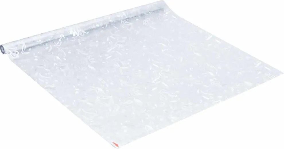 Okenní fólie matná květinový vzor 90 x 500 cm PVC 155849