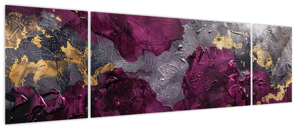 Obraz - Texturovaní abstrakce (170x50 cm)