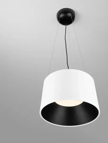 LED bílo-černé designové svítidlo Atil