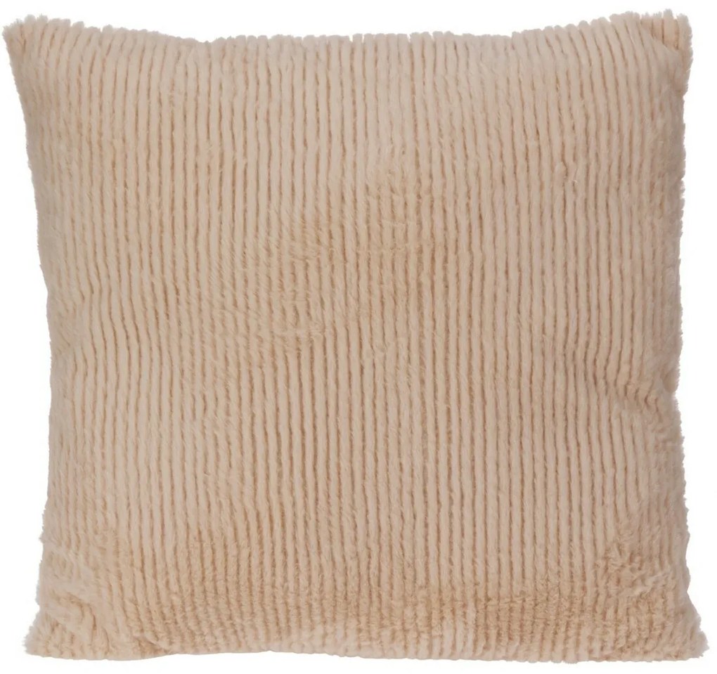 Polštářek Stripy sv. hnědá, 45 x 45 cm