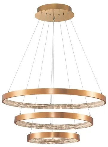 LED lustr Preston 180 zlaté
