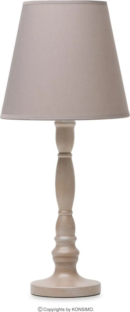 Stolní lampa GITTA béžová