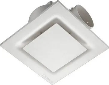 Sapho Sapho, TECTO koupelnový stropní ventilátor axiální, 20 W, potrubí 100mm, bílá, TC201